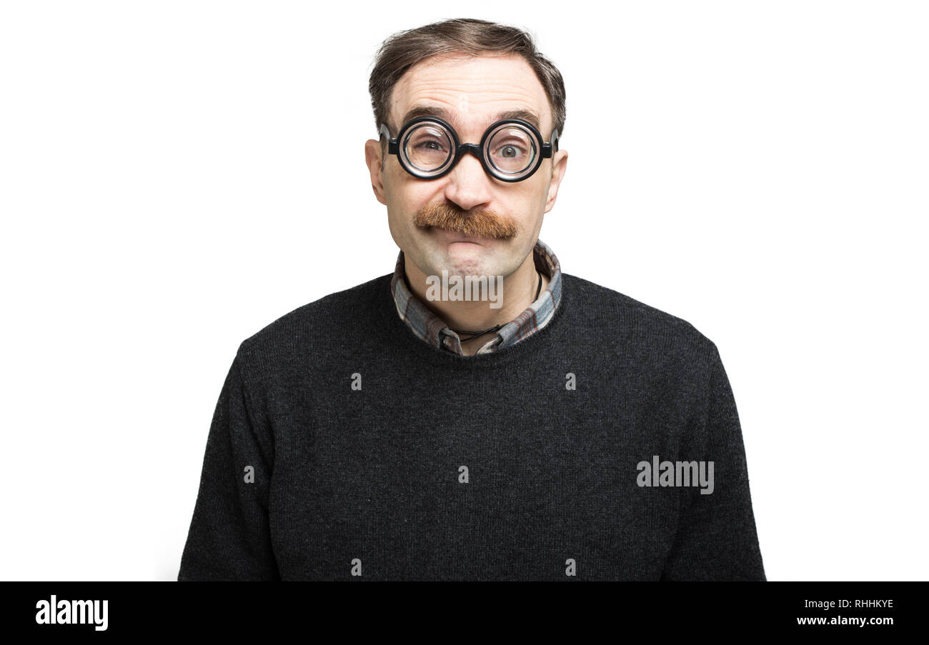 Nerd Glasses With Mustache At Claires