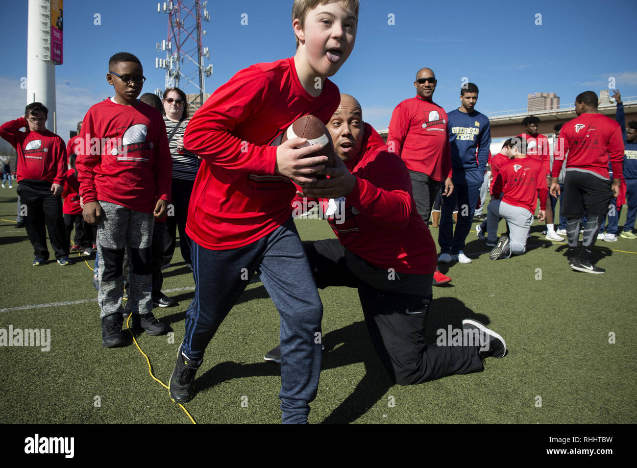 Children with disabilities football hi-res stock photography and images ...
