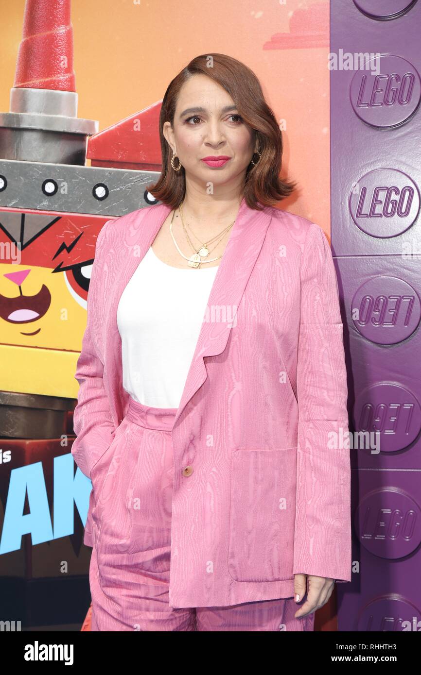 California, USA. 2nd Feb 2019. Maya Rudolph. "The LEGOÂ® Movie 2: The ...