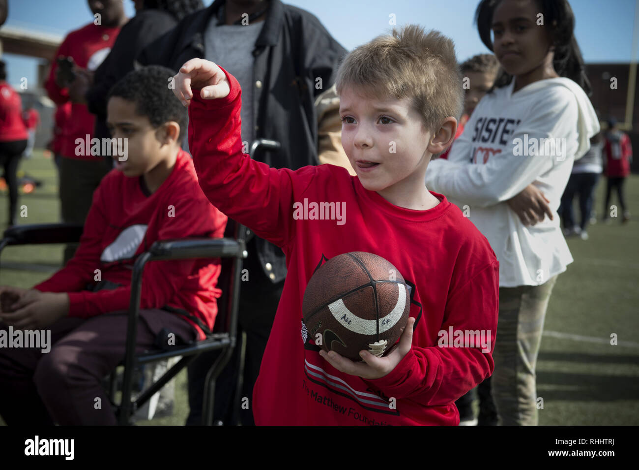 Children with disabilities football hi-res stock photography and images ...