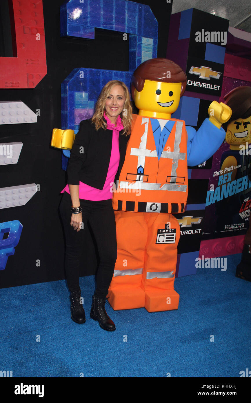 Los Angeles, USA. 2nd Feb 2019. Kim Raver 02/02/2019 The World Premiere of "The Lego Movie 2 ...