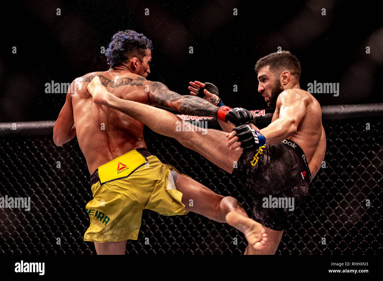 Oliveira faces David Teymur in the UFC Fortaleza main card held at Gin ...