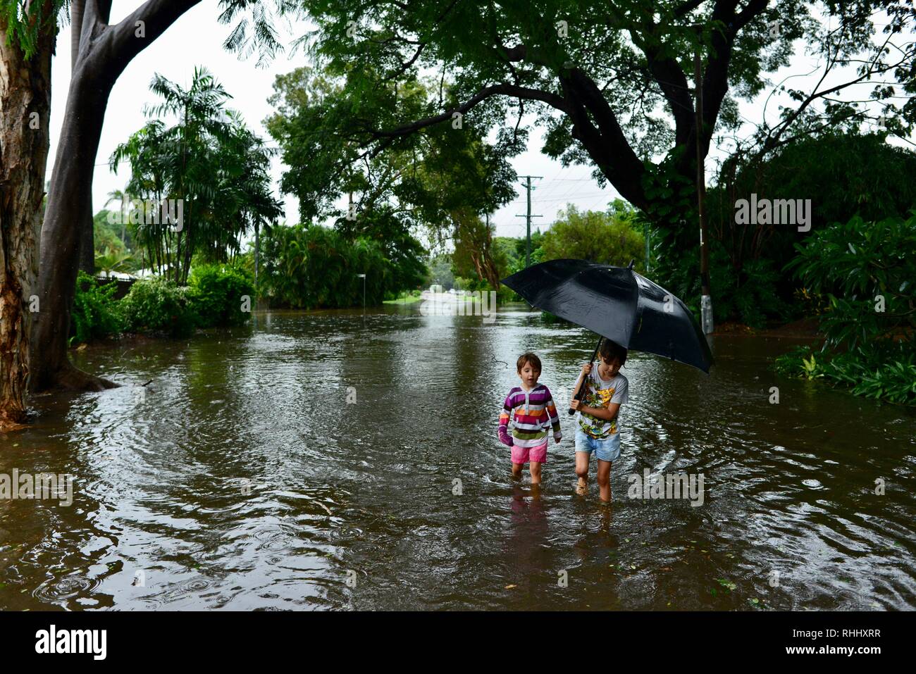 Queensland, Australia. 3rd Feb 2019. Flooding continued to worsen as ...