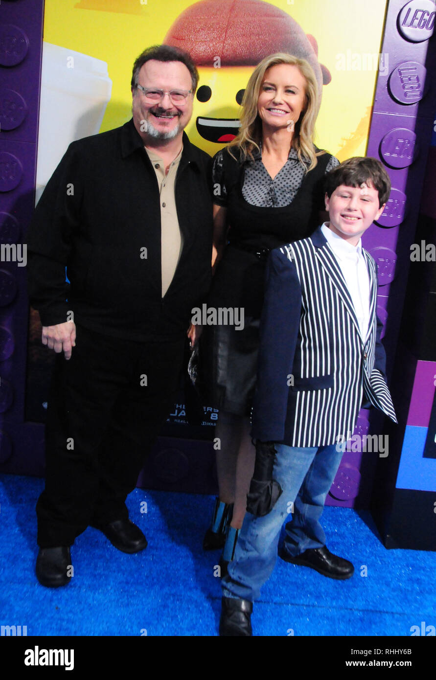 California, USA. 2nd Feb 2019. Actor Wayne Knight and wife Clare De ...