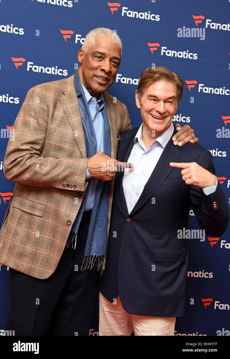 Atlanta, GA, USA. 2nd Feb, 2019. Dr J, Julius Erving, Dr Mehmut Oz at ...