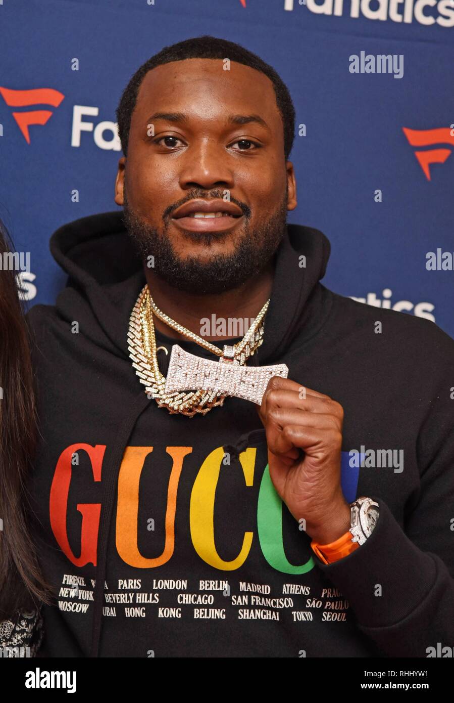 Atlanta, GA, USA. 2nd Feb, 2019. Meek Mill at arrivals for Michael ...
