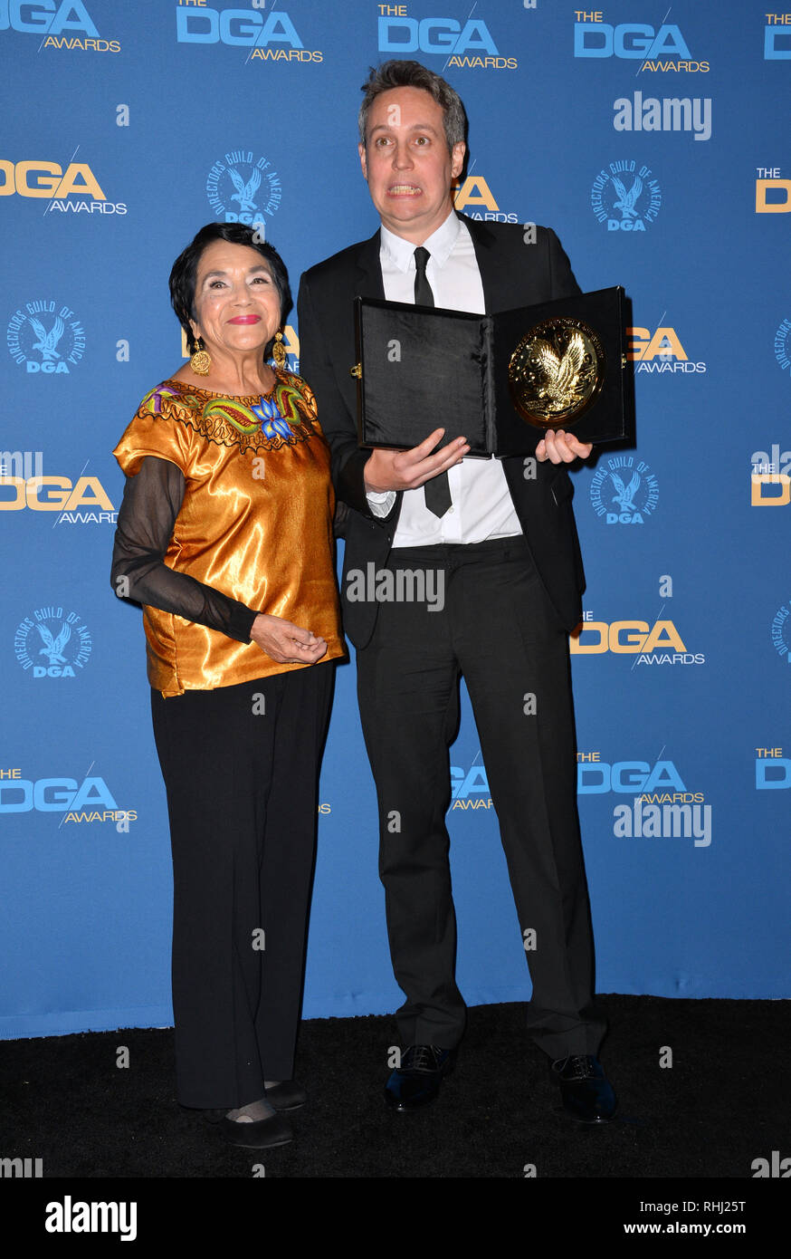 LOS ANGELES, CA. February 02, 2019: Dolores Huerta & Tim Wardle at the ...