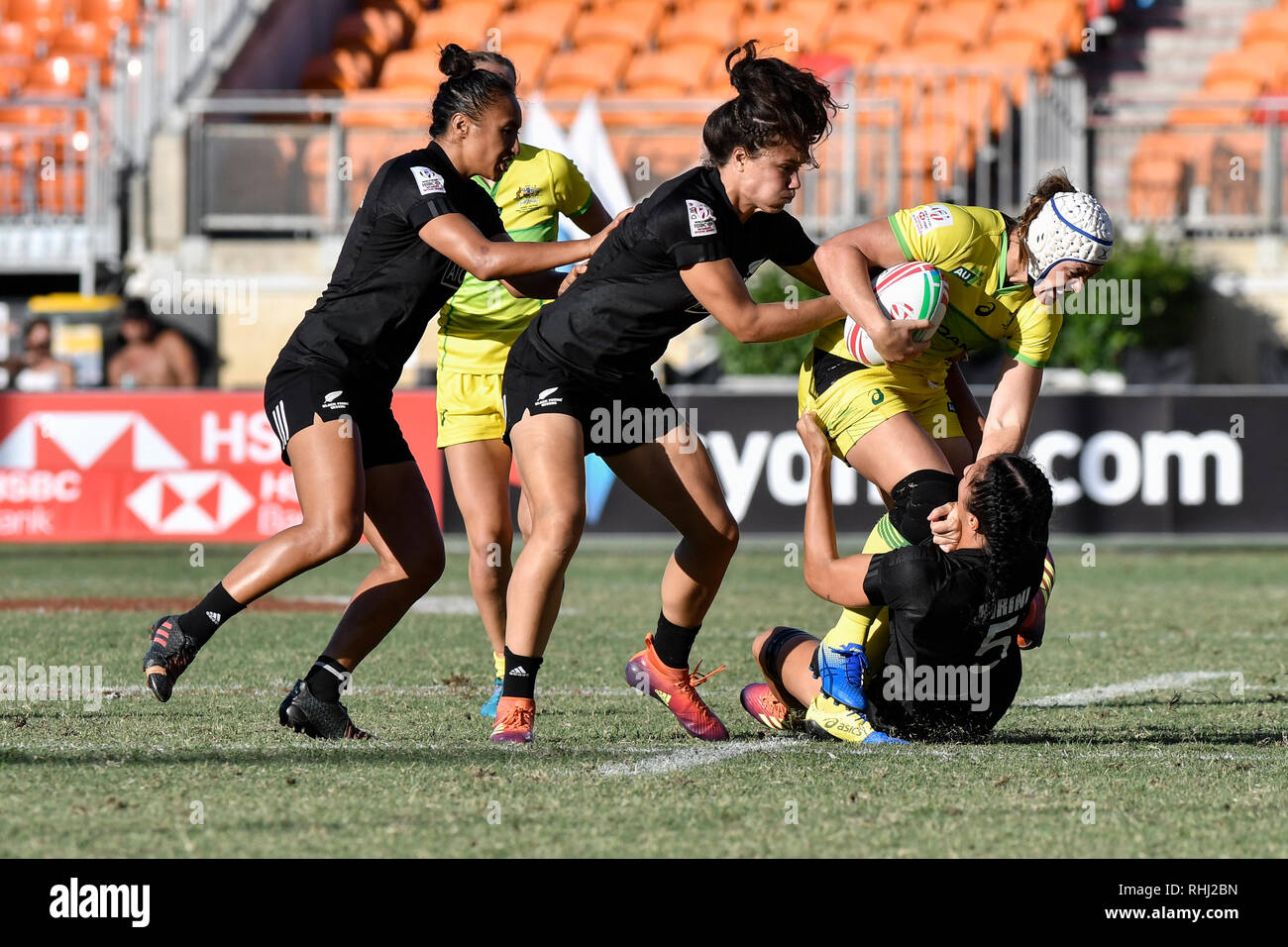 Spotless Stadium, Sydney, Australia. 3rd Feb, 2019. HSBC Sydney Rugby ...