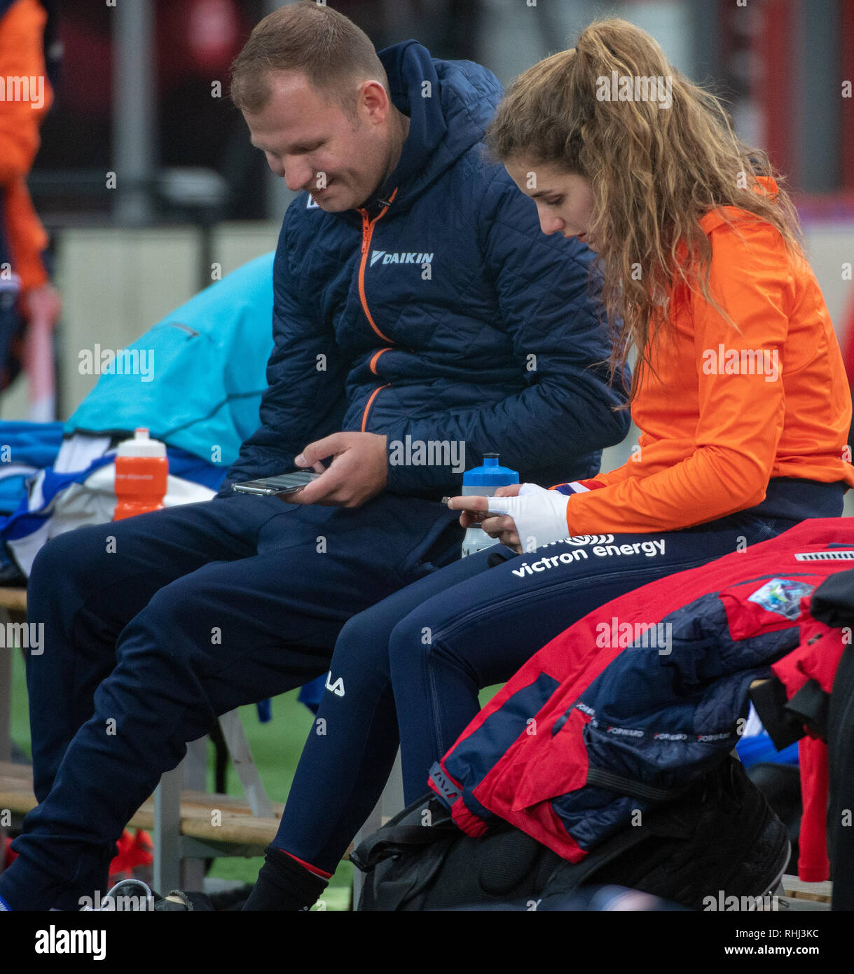 2 february 2019 Hamar, Norway Speedskating World Cup Willem Jan Koops ...