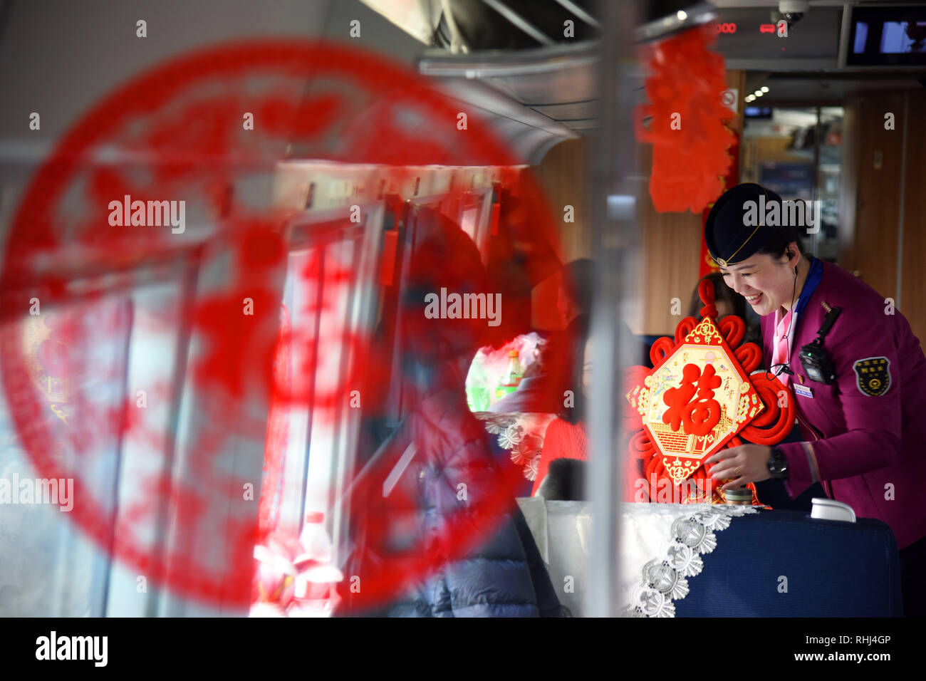 Chinese train conductor hi-res stock photography and images - Alamy