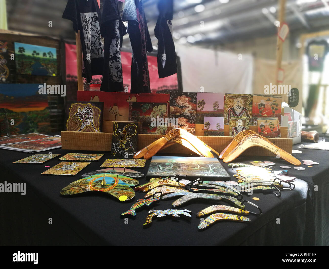 Canberra, Australia. 3rd Feb, 2019. Art crafts from the local ...