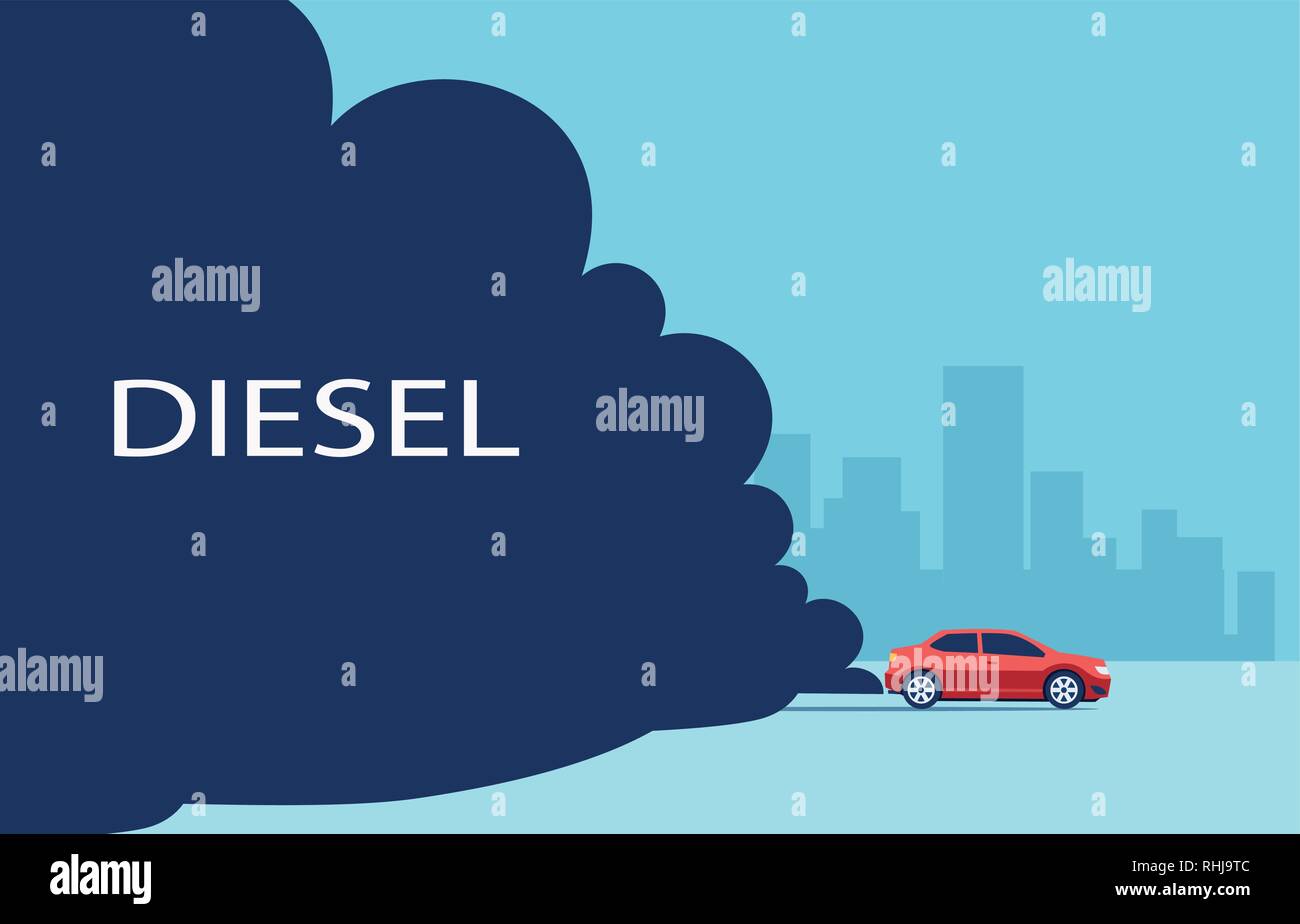 Diesel exhaust fumes Stock Vector Images - Alamy