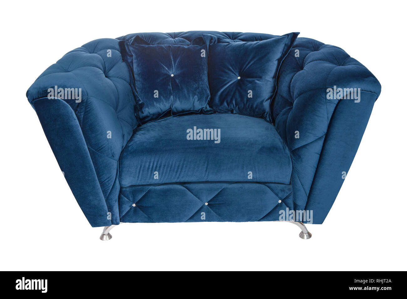 armchair. Modern designer chair on white background. Texture chair ...