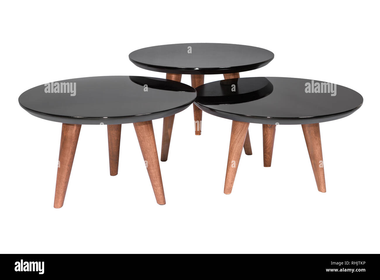 Table isolated on white background Stock Photo - Alamy