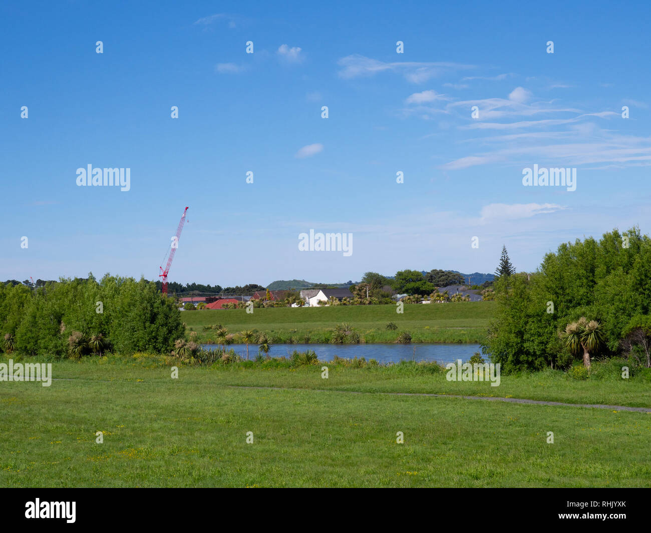 Crane landscape hi-res stock photography and images - Alamy