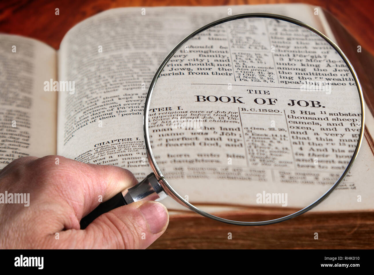 Holding an open bible hi-res stock photography and images - Alamy