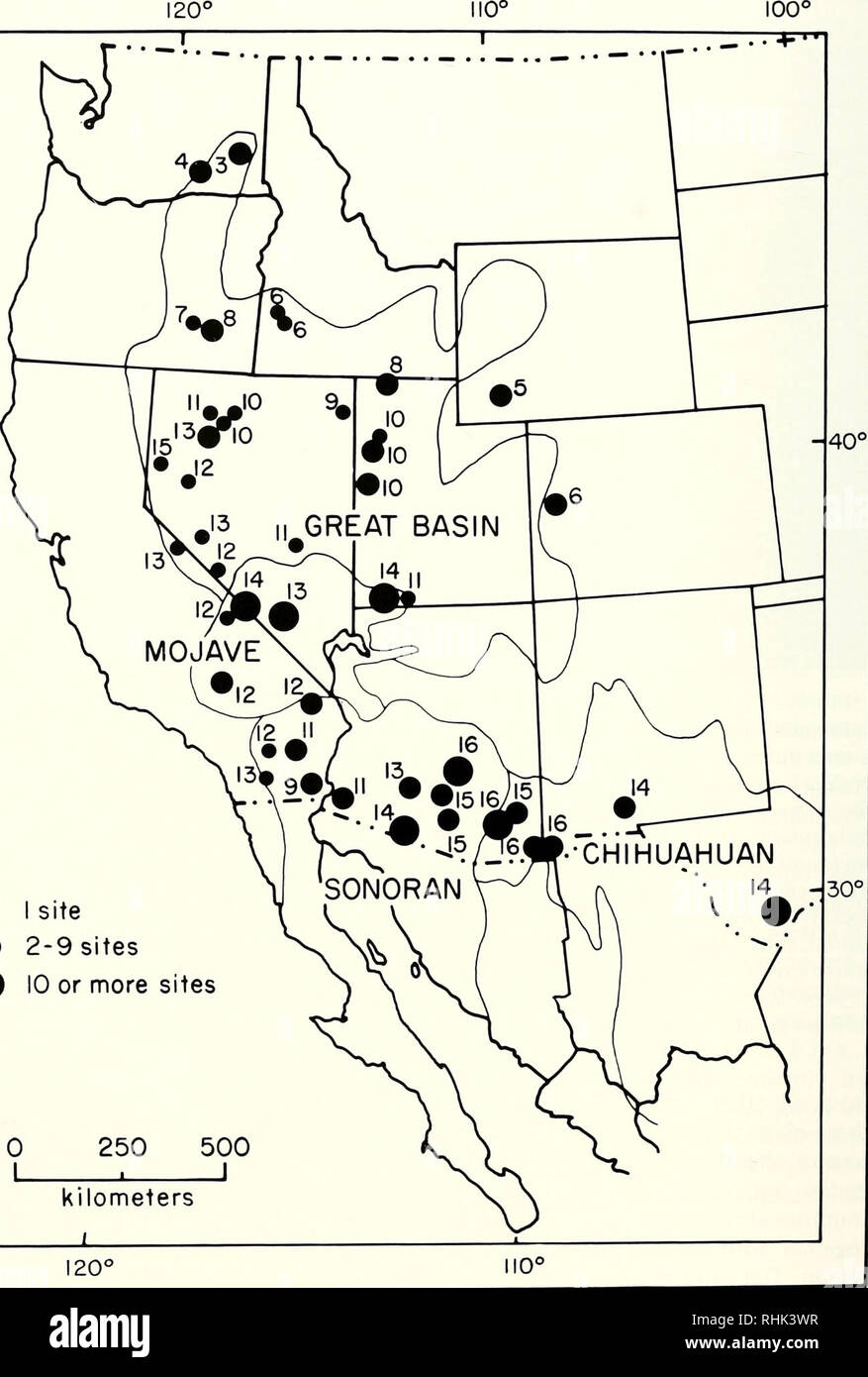 Great Basin Desert World Map