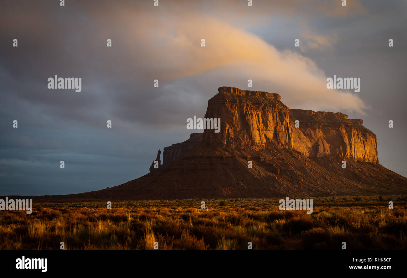 Monument valley rock formations in hi-res stock photography and images ...