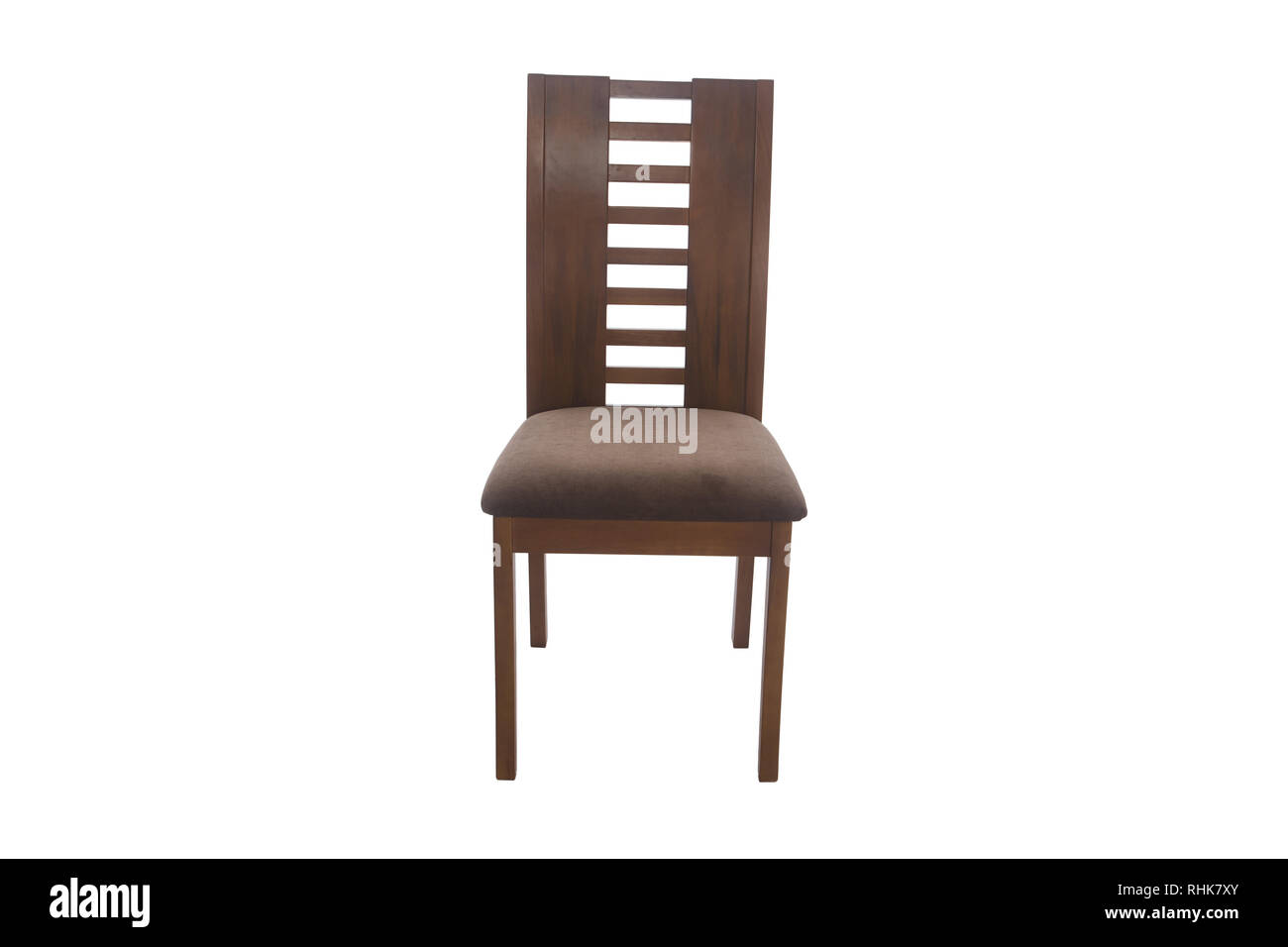 Wood chair. Object isolated of white background Stock Photo - Alamy