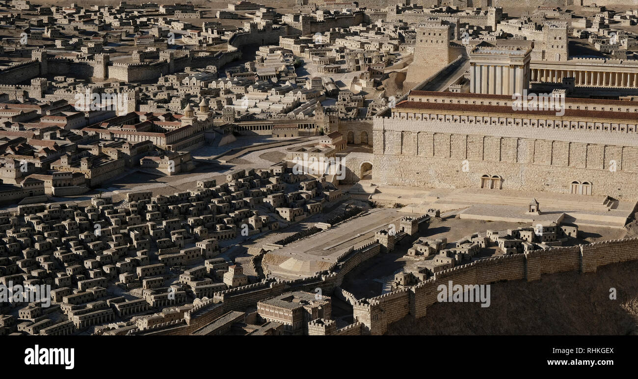 Herod's temple jerusalem hi-res stock photography and images - Alamy
