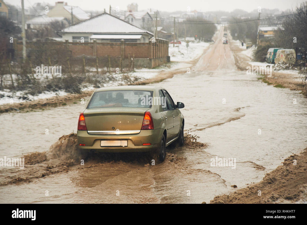 Car bad road hi-res stock photography and images - Alamy