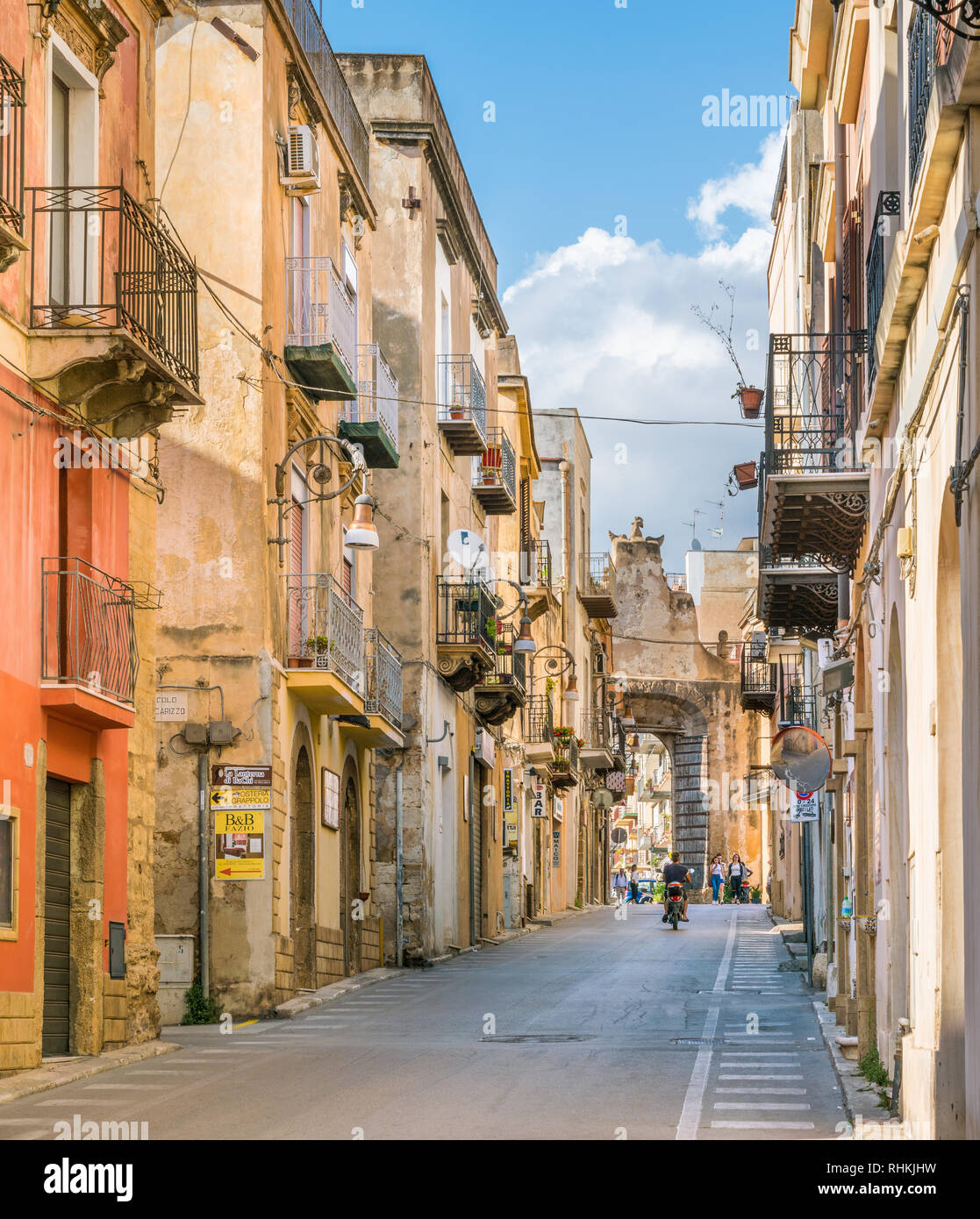 Scenic sight in Sciacca, province of Agrigento, Sicily, Italy Stock ...
