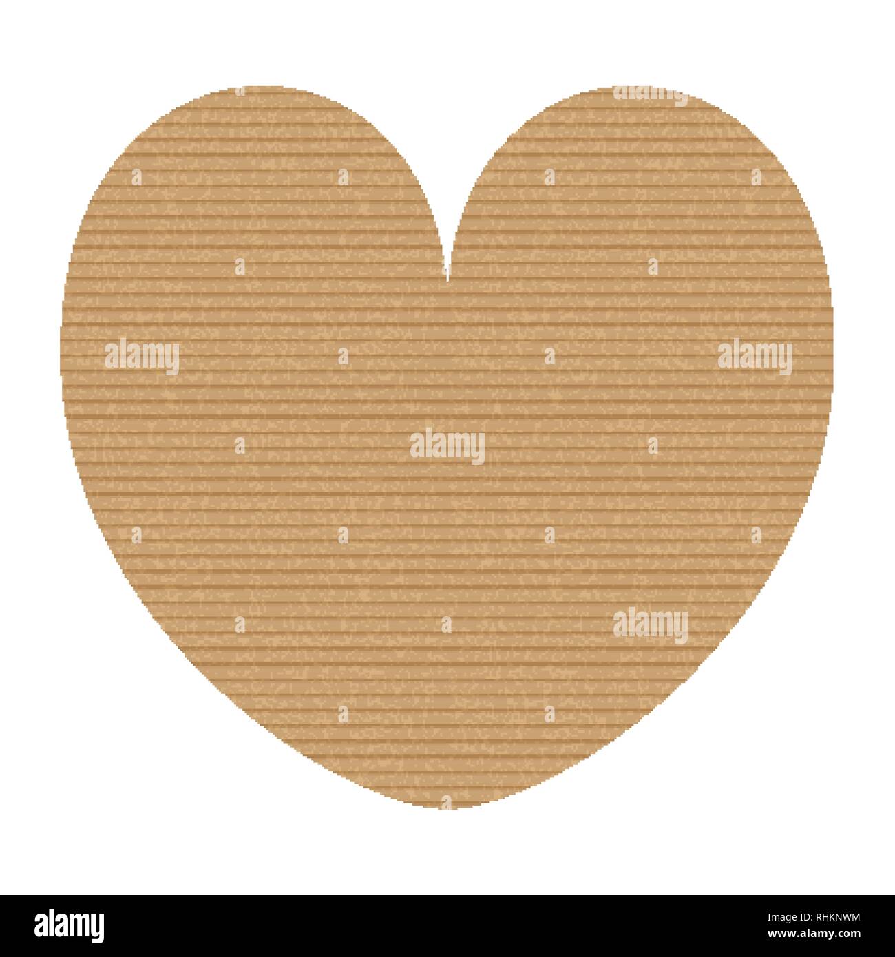 The cardboard in the shape of a heart. Greeting card. Valentines day ...