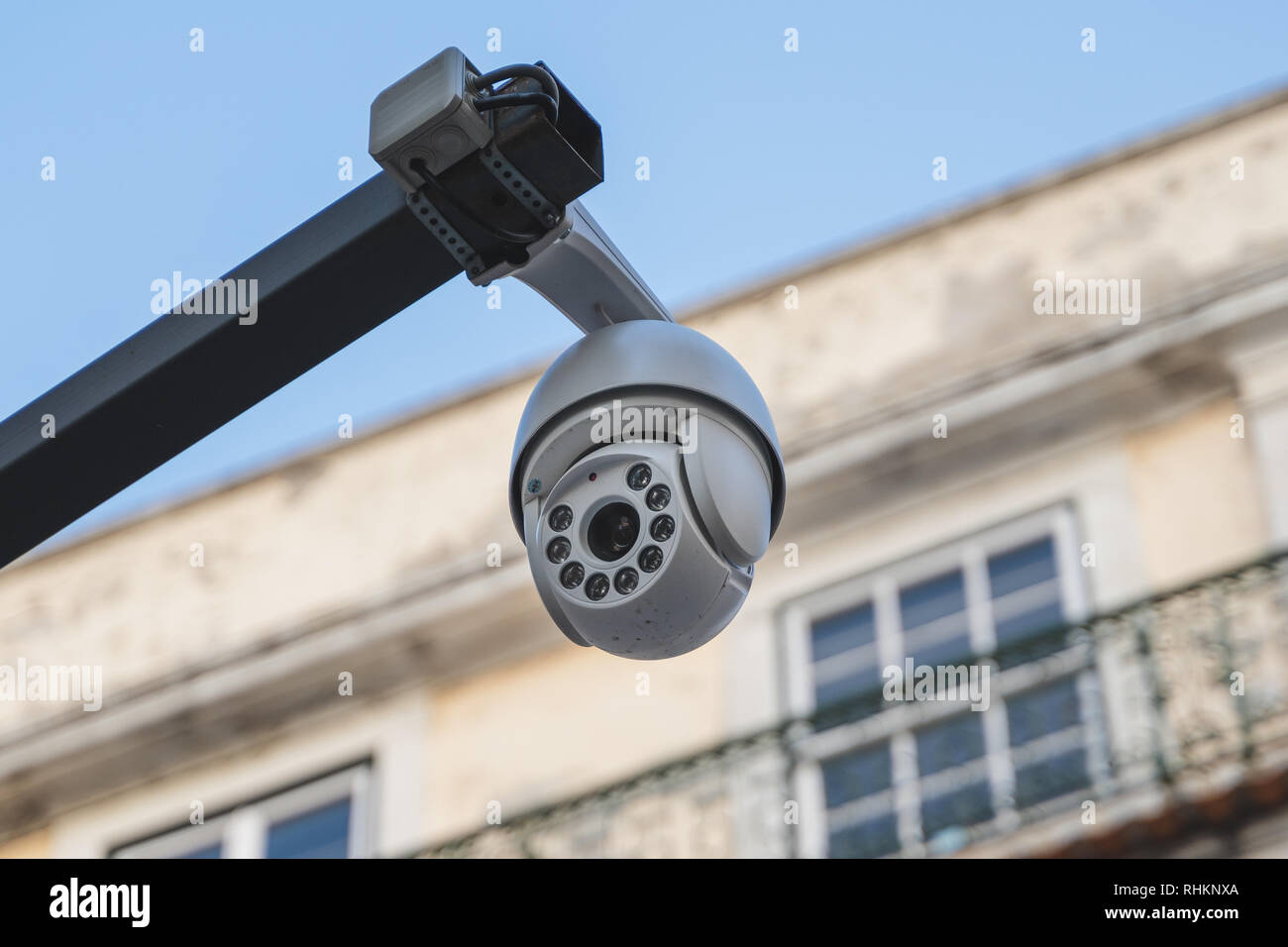 Surveillance camera on light pole hi-res stock photography and images ...