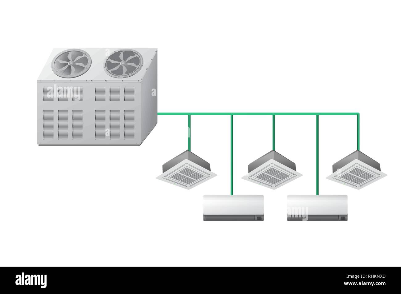 Chiller units Stock Vector Images - Alamy