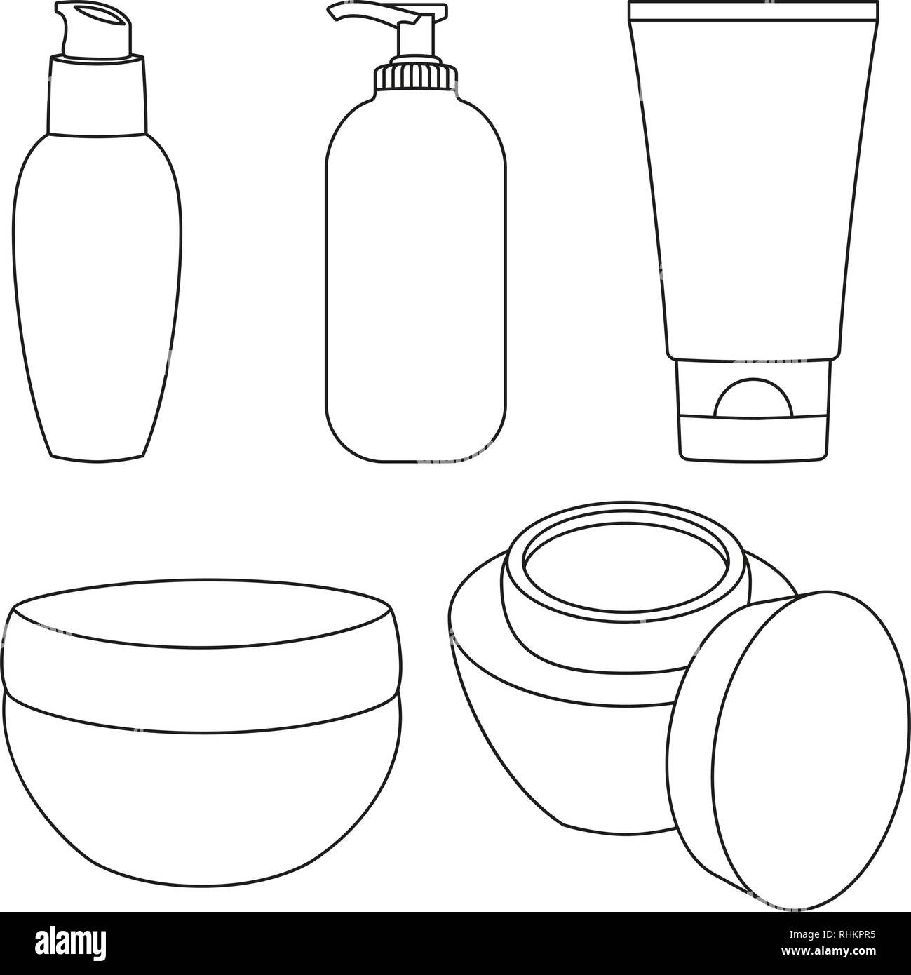 Women body lotion Black and White Stock Photos & Images - Alamy