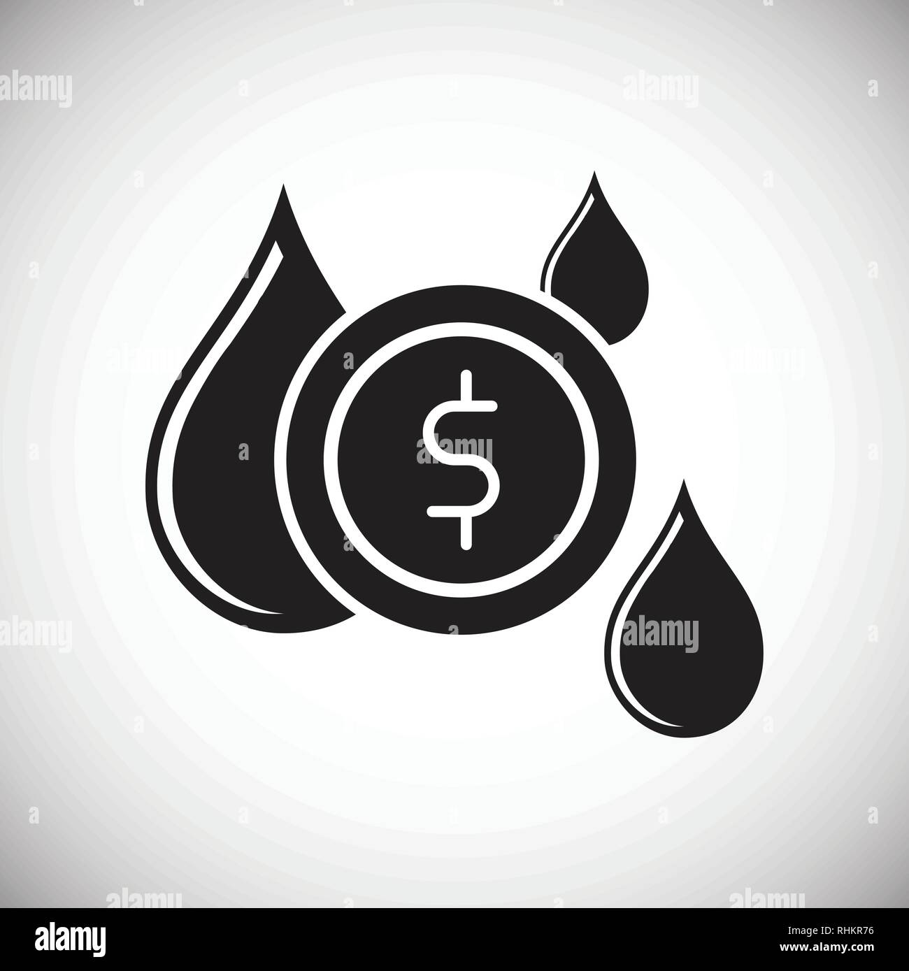 Oil icon on white background for graphic and web design, Modern simple ...