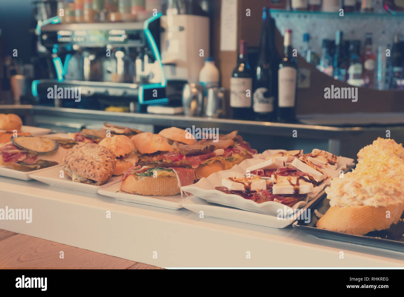 Pinchos pintxos spain hi-res stock photography and images - Alamy