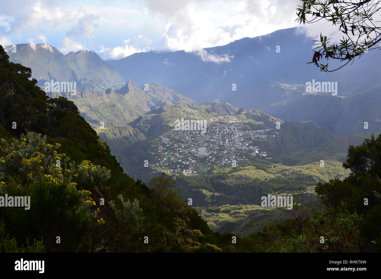Reunion island highest point hi-res stock photography and images - Alamy