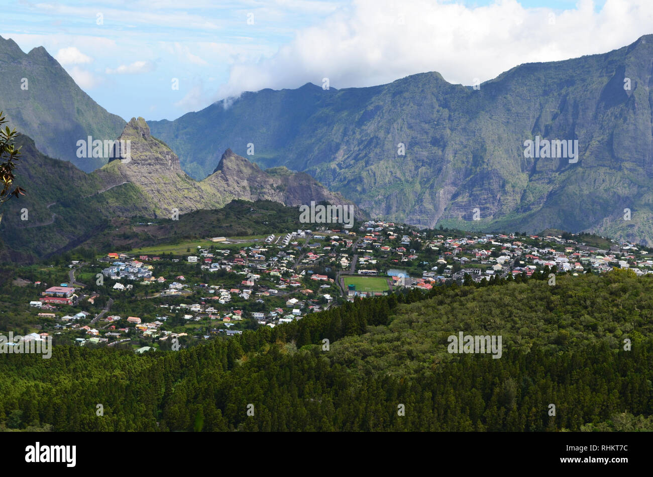 Reunion island highest point hi-res stock photography and images - Alamy
