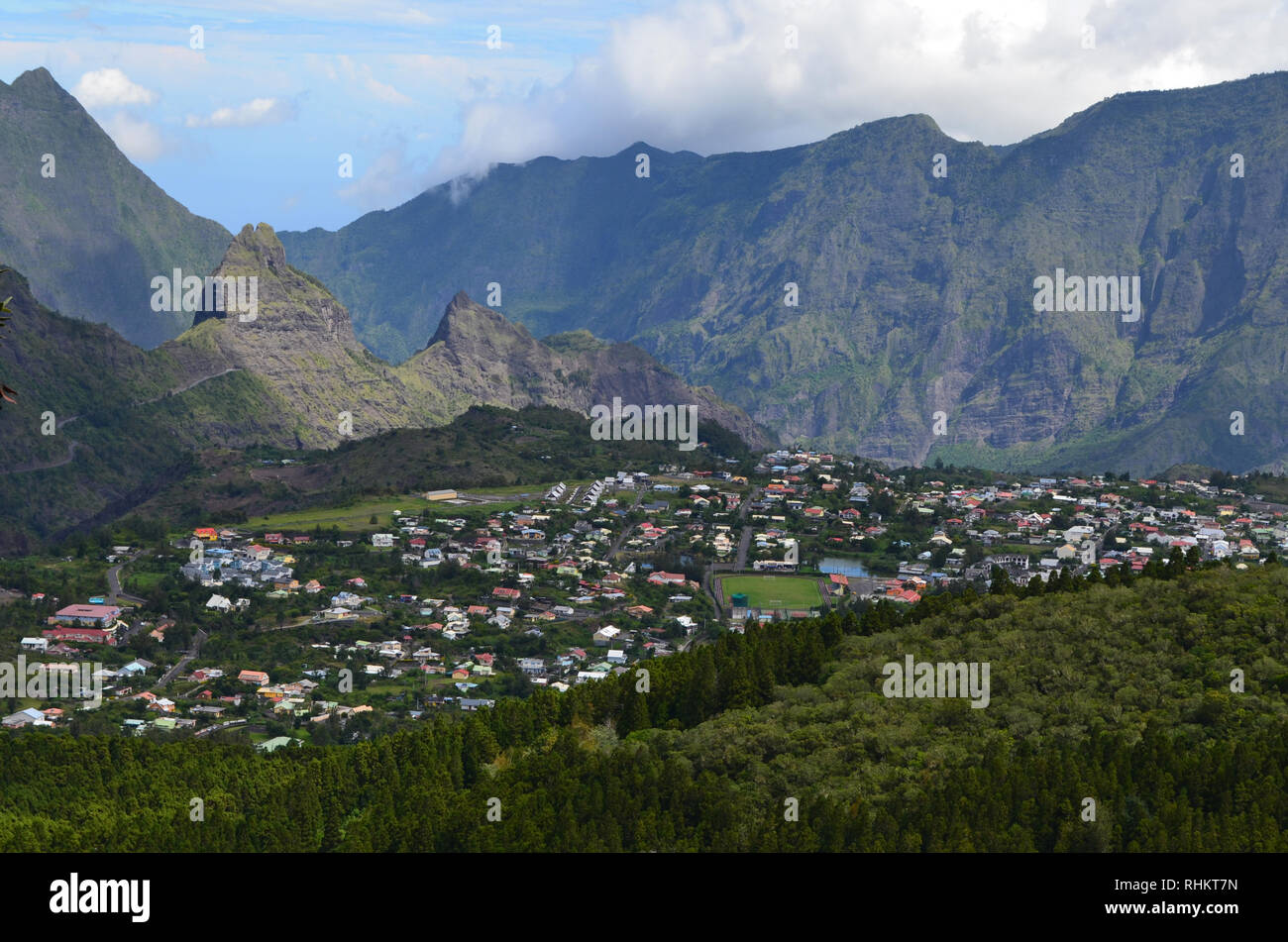Reunion island highest point hi-res stock photography and images - Alamy