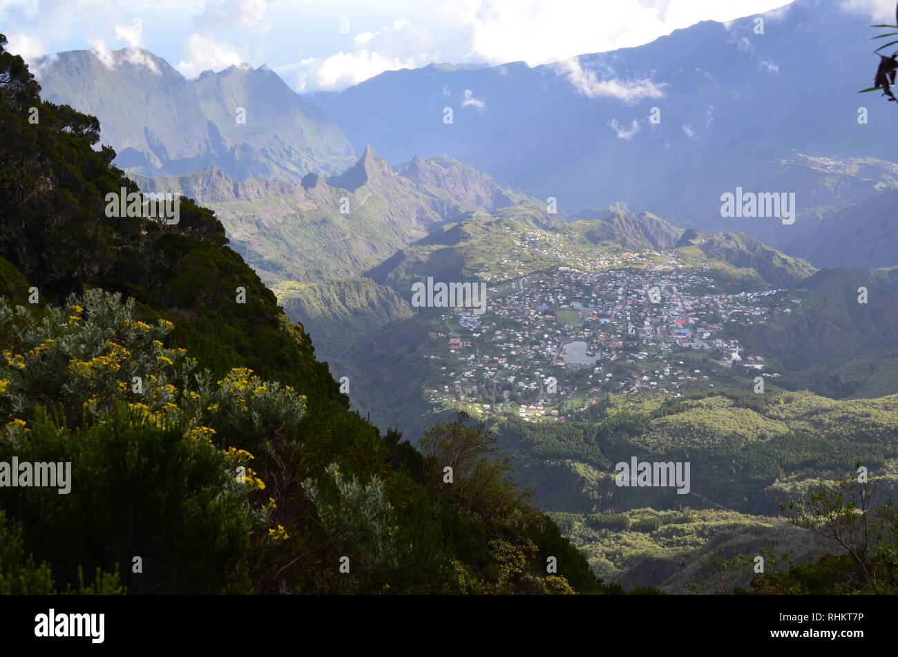 Reunion island highest point hi-res stock photography and images - Alamy