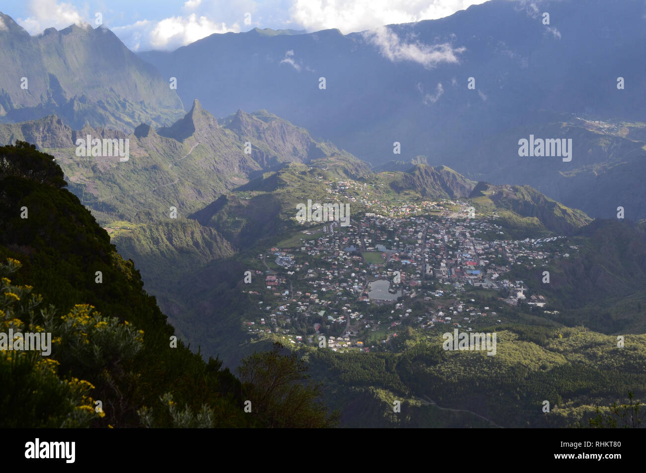 Reunion island highest point hi-res stock photography and images - Alamy