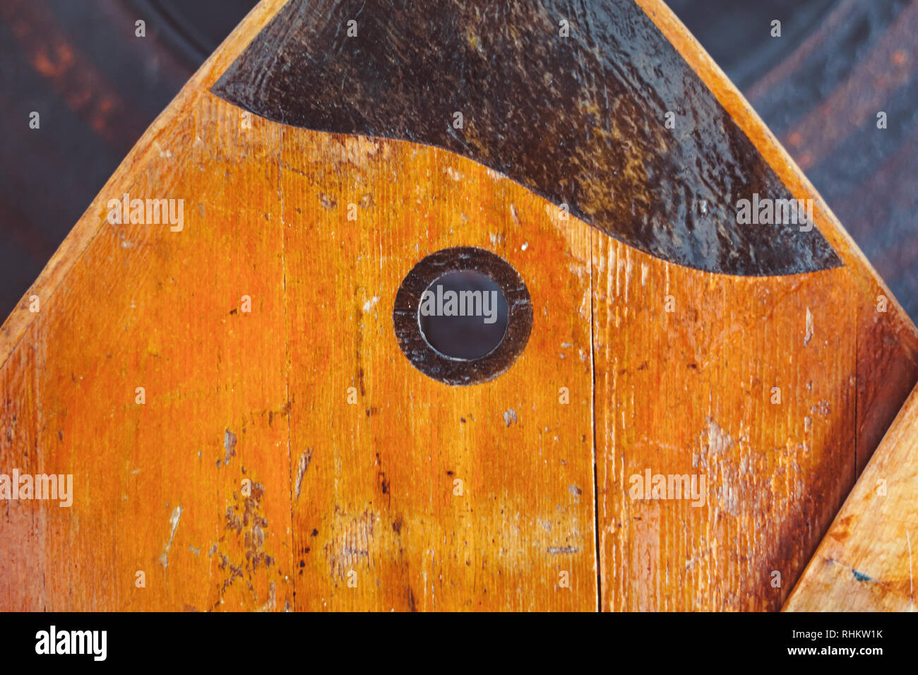 Musical instrument balalaika weighs on the wall Stock Photo - Alamy