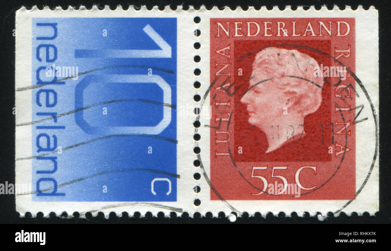 RUSSIA KALININGRAD, 27 JUNE 2017: stamp printed by Netherlands shows ...