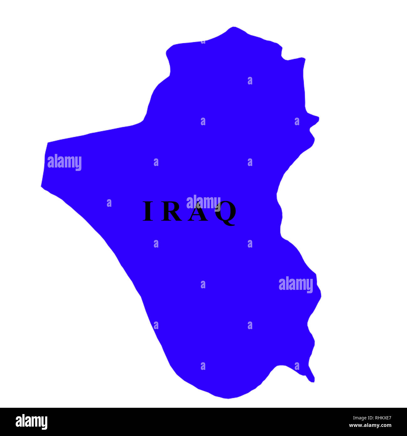 Iraq map textures and backgrounds. illustration Stock Photo - Alamy