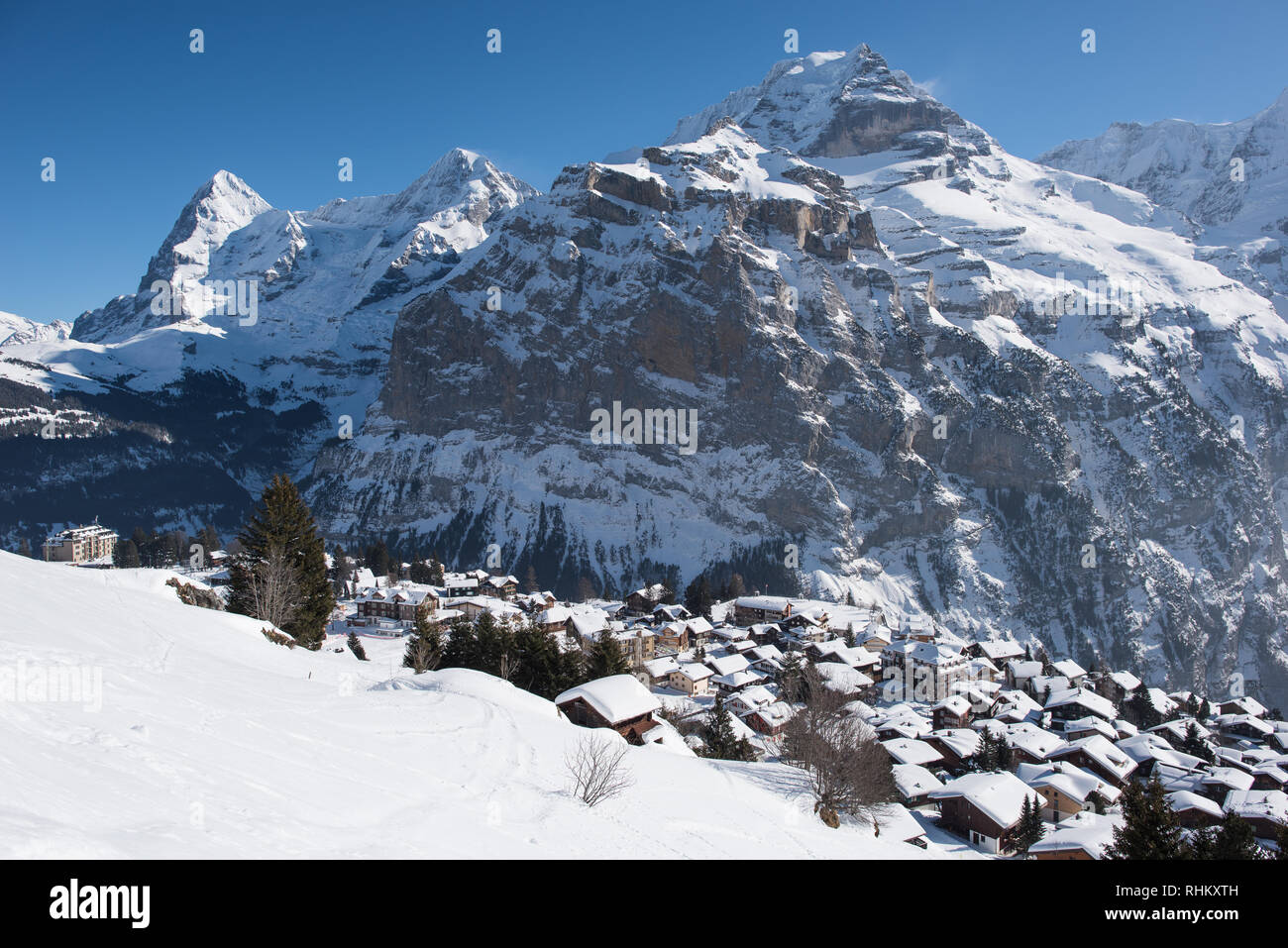 Murren resort hi-res stock photography and images - Alamy