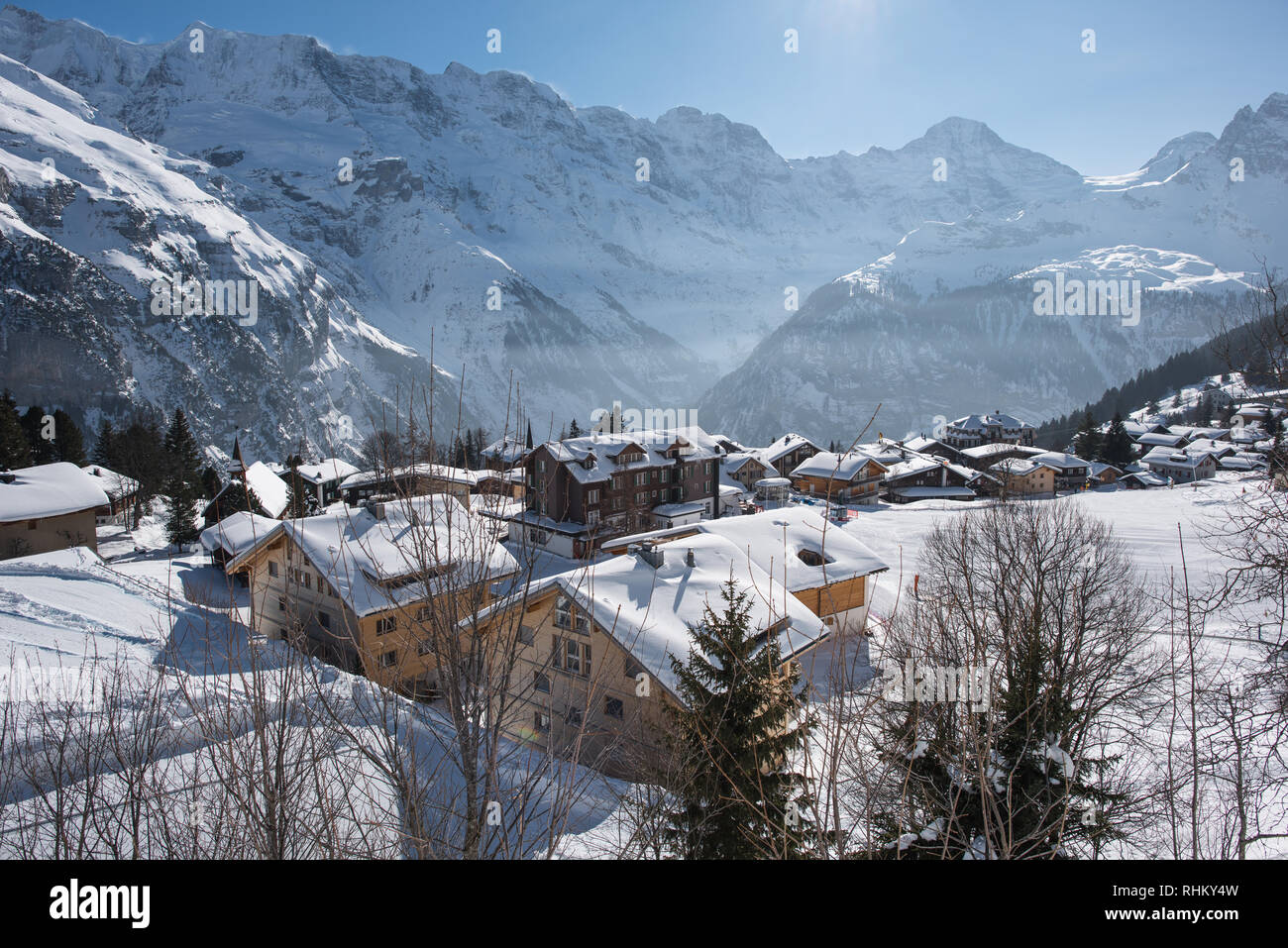 Murren resort hi-res stock photography and images - Alamy