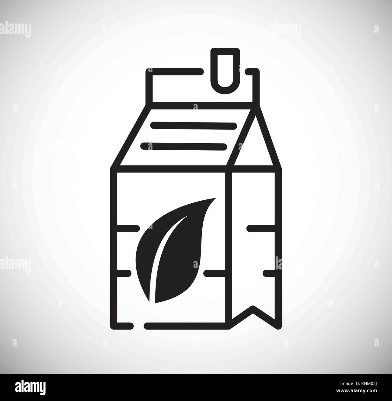 Tea outline icon on white background for graphic and web design, Modern ...