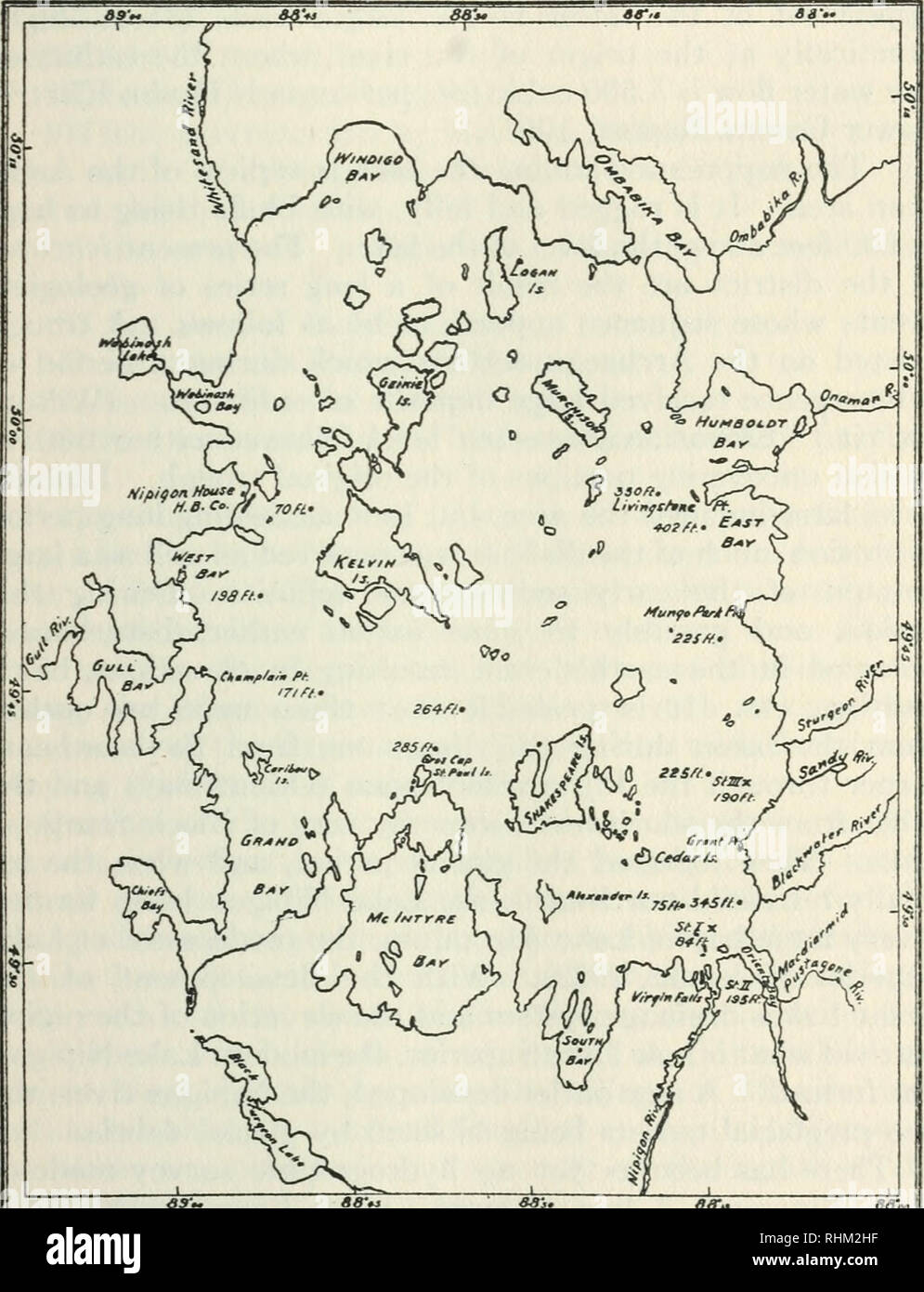 Lake Nipigon Map