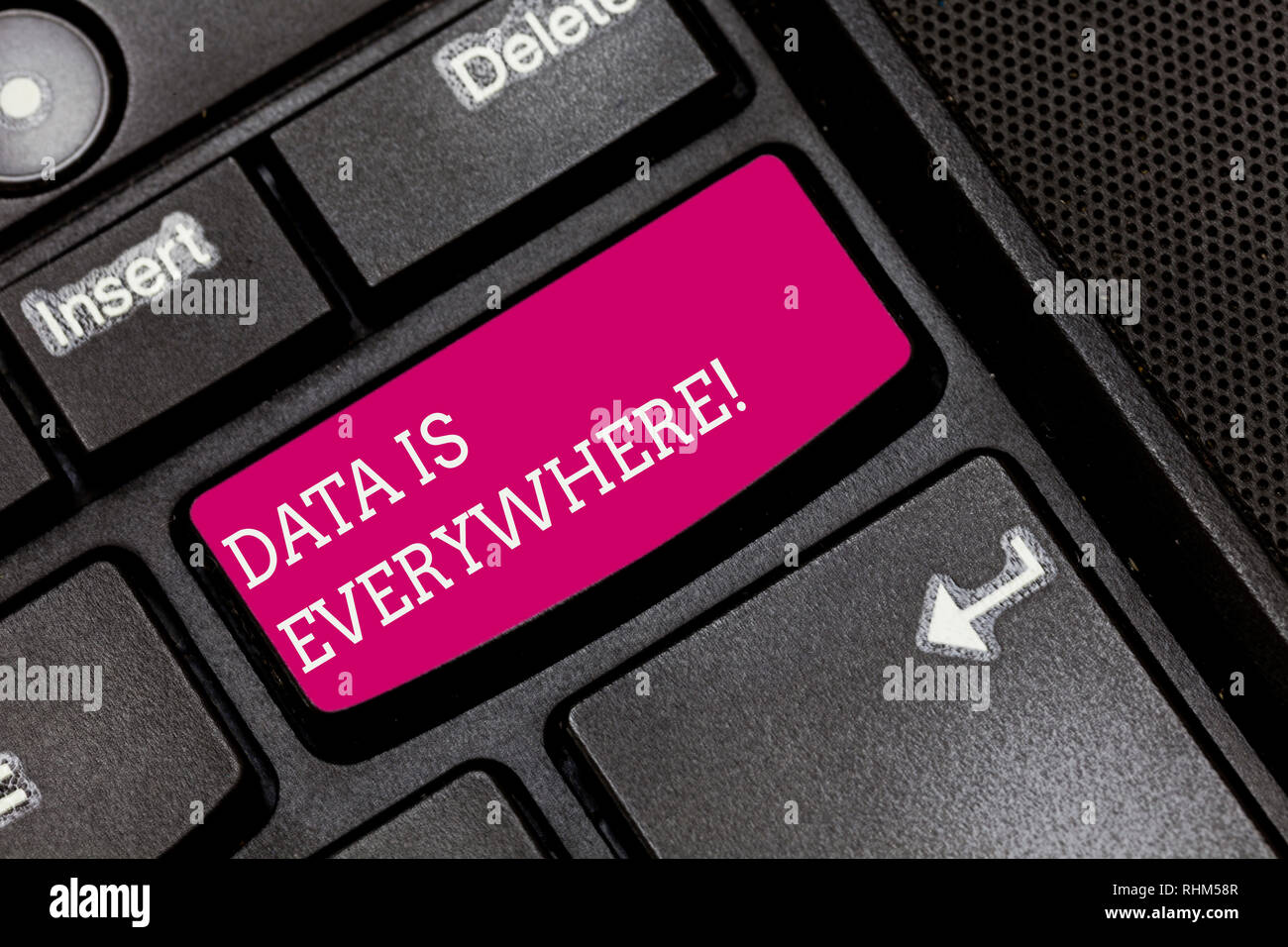Writing note showing Data Is Everywhere. Business photo showcasing ...