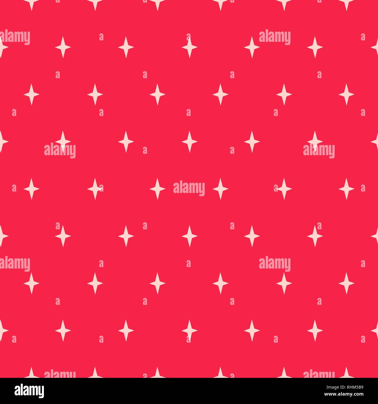 Simple star shapes red seamless vector pattern Stock Vector Image & Art ...