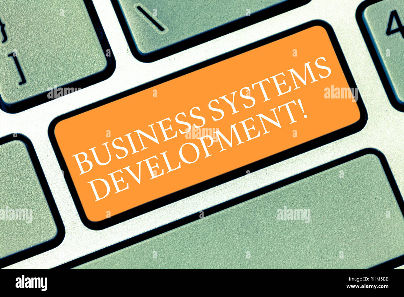 Writing note showing Business Systems Development. Business photo ...