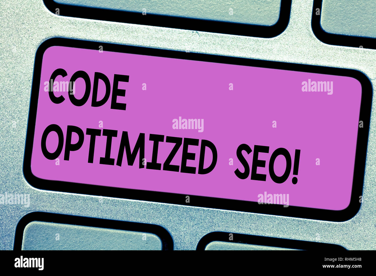 Conceptual hand writing showing Code Optimized Seo. Business photo text ...