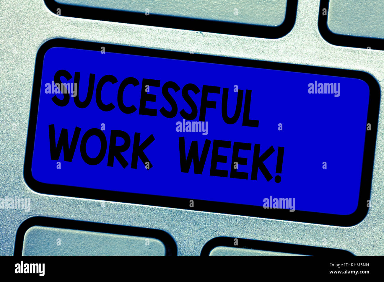 Handwriting text writing Successful Work Week. Concept meaning ...