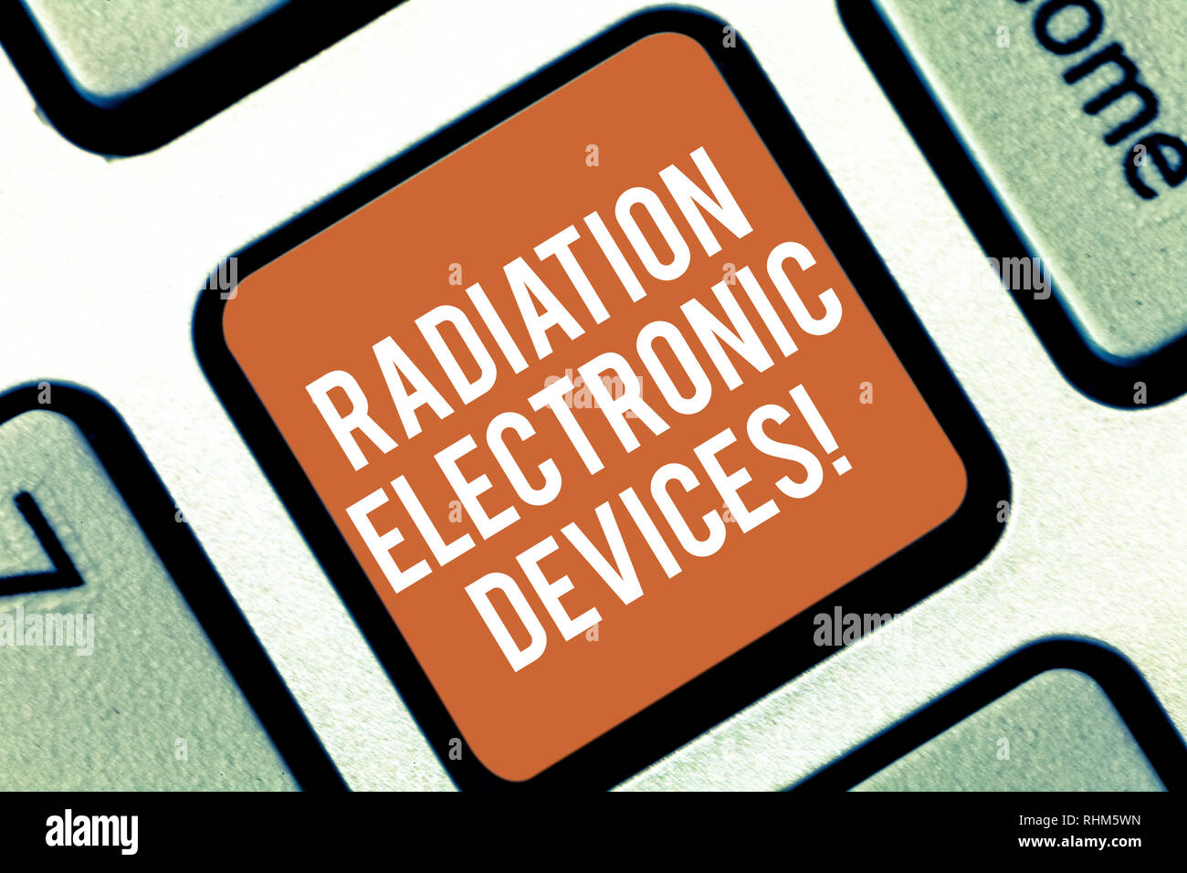 Conceptual hand writing showing Radiation Electronic Devices. Business ...